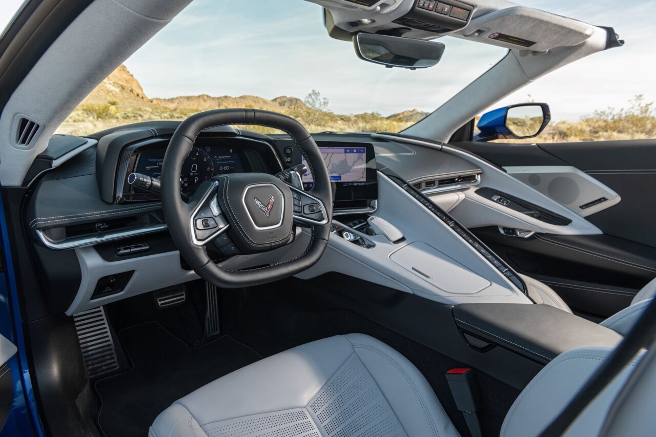 Take a closer look at the award winning Corvette interior | AutoDrift.ae
