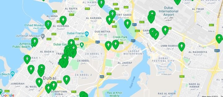 List of Electric Car charging stations in Dubai | AutoDrift.ae