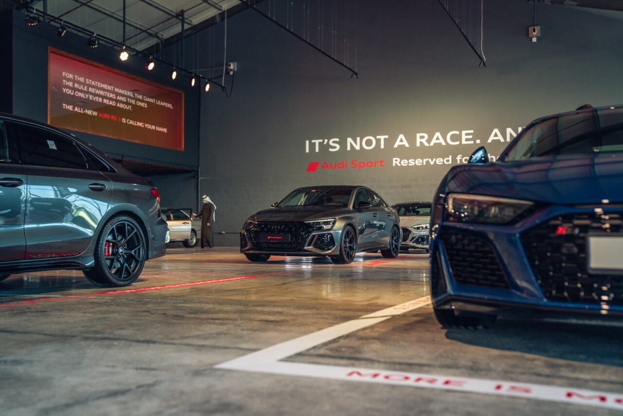 Audi RS3 makes regional preview at Audi Sport spectacle in Dubai ...