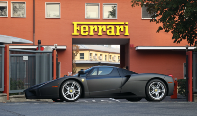 Matte Black Enzo to be auctioned through Sotheby's Sealed | AutoDrift.ae