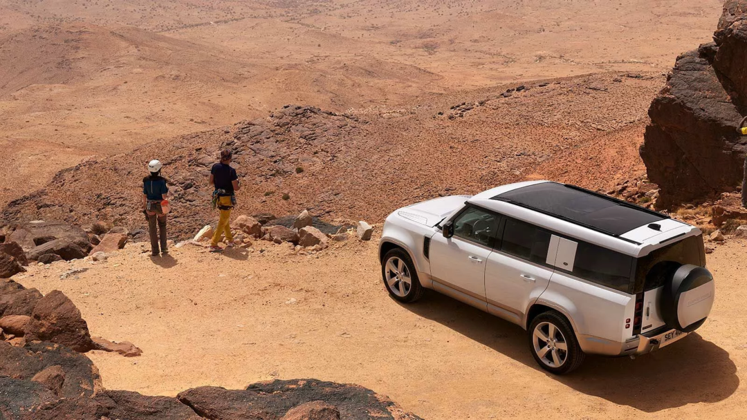 Taming the desert in the Land Rover Defender 130 | AutoDrift.ae