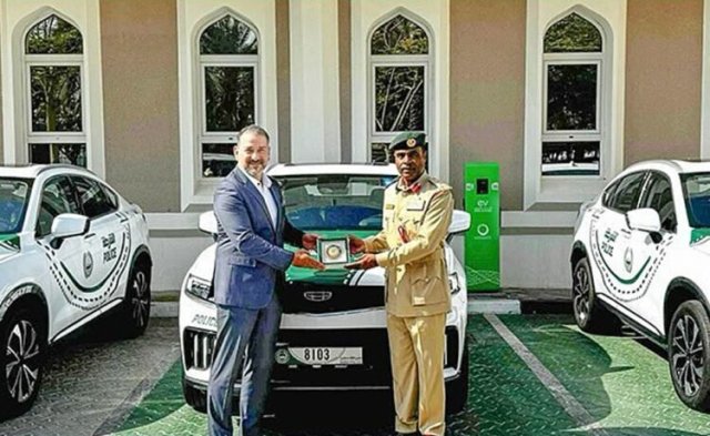 Dubai Police expands its fleet with Geely Tugella | AutoDrift.ae
